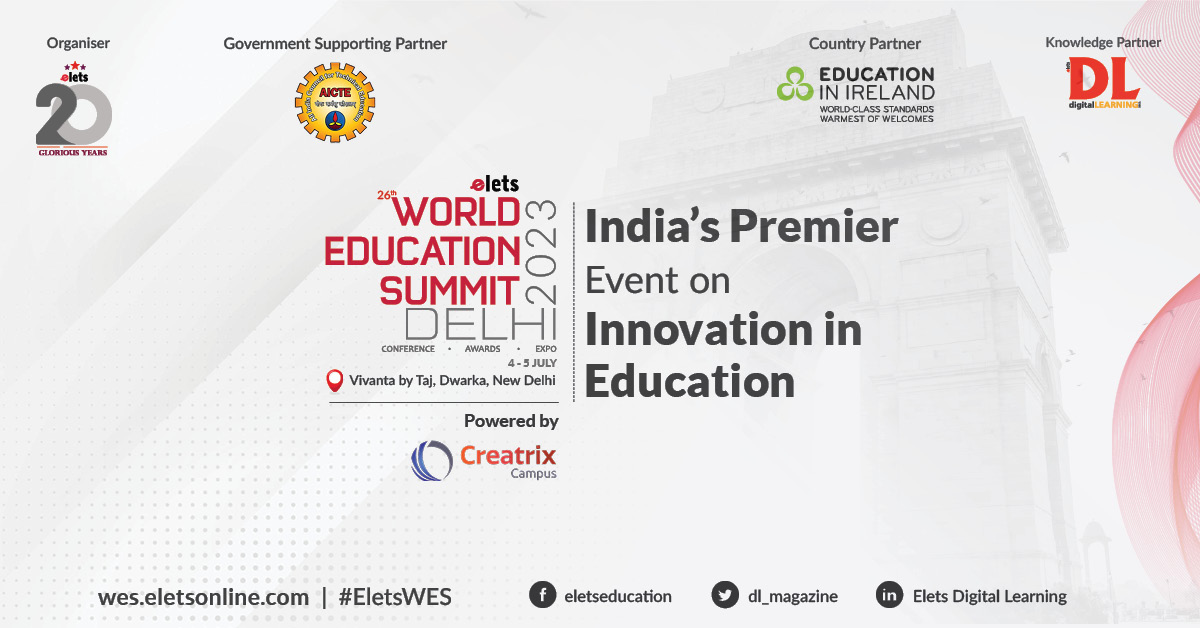 Global Education Leaders to Gather at the 26th Elets World Education Summit in New Delhi - Elets ...